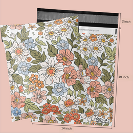 14x19" Summer Flowers Poly Mailer – THE MAILERS COMPANY - US